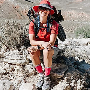 Womens UV Protection Wide Brim Sun Hats - Cooling Mesh Ponytail Hole Cap Foldable Travel Outdoor Fishing Hat Pure Purple