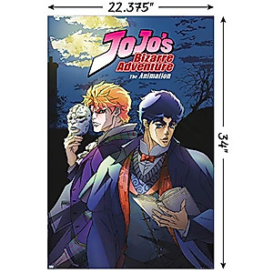 Trends International JoJo's Bizarre Adventure - Season 1 Key Art Wall Poster, 22.375" x 34", Unframed Version