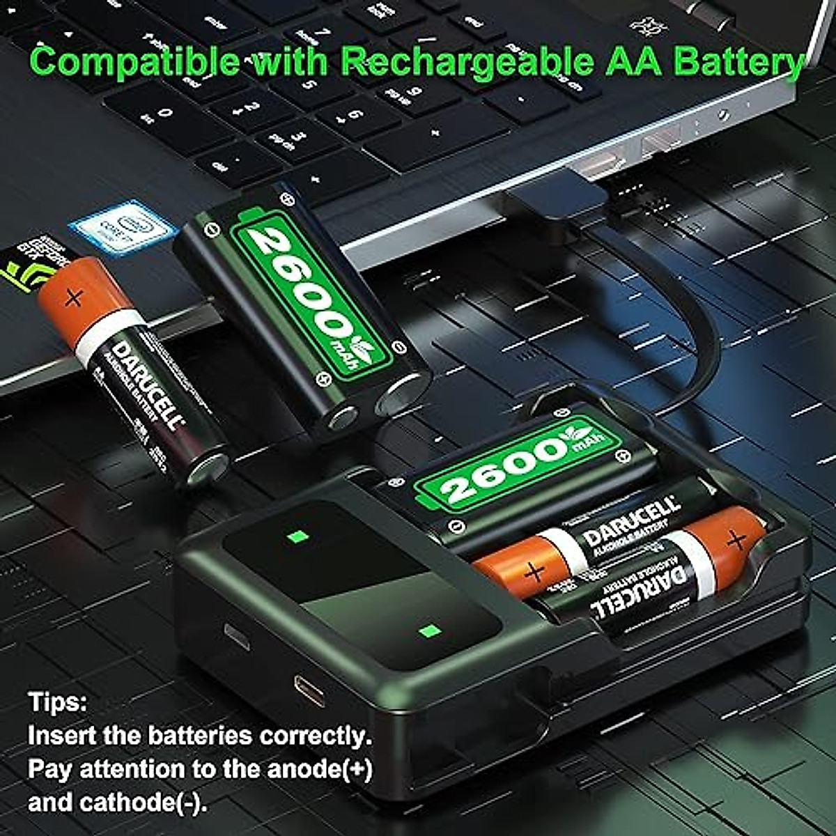 2023 Original - 2x2600mAh High Capacity Rechargeable Battery Pack for Xbox Controllers, WEGWANG Fast Charging Controller Battery Pack with Xbox One/Xbox Series X|S Xbox One S/Xbox One X Controller