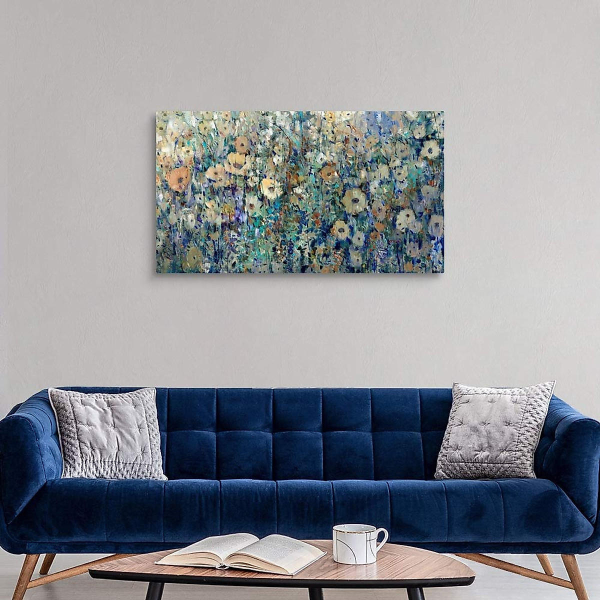 GREATBIGCANVAS Spring Eternal Canvas Wall Art Print, Floral Home Decor Artwork, 48"x27"x1.5"