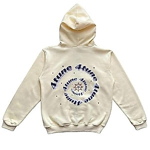 Sunwittafy Y2k Hoodie Men Women Full Zip Up Star Letter Print Hoodies Retro Oversized Sweatshirts Hip Hop Trendy 2023
