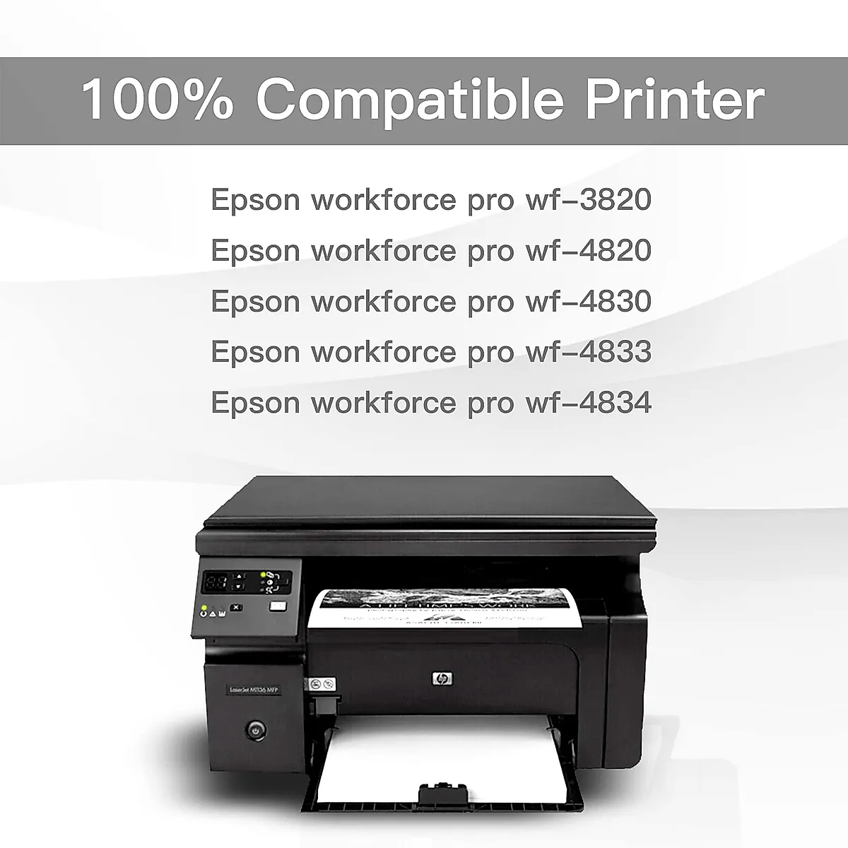 BeOne 822XL Ink Cartridges Remanufactured Replacement for Epson 822 XL T822 T822XL to Use with Workforce Pro WF-3820 WF-4820 WF-4830 WF-4833 WF-4834 (4-Pack; 1BK, 1C, 1M, 1Y)
