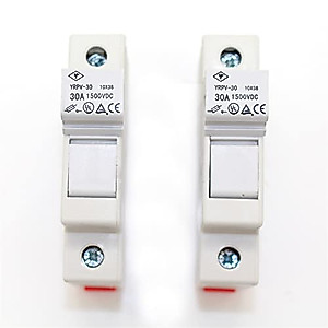 50Pcs DC 1500V 10x38mm Solar PV Fuse Holder Fuse Box for Solar PV System Protection