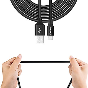 2 pack 9.8ft Charging Cable for PS4 and Xbox One Controller Kingtop USB Charge Cord for Playstation 4 DualShock Xbox One Controller Android Smartphone