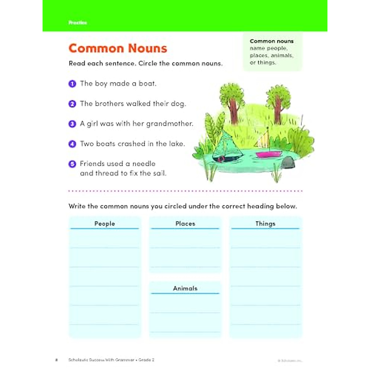 Scholastic Success with Grammar Grade 2 Workbook