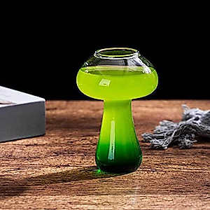 Mushroom Design Cocktail Glass 380ml Wine Water Cocktails Lemonade Juice Glass Bartender Special Beer Wine Glasses Goblet Cooler Cup