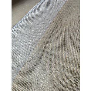 58/60 White Hard Net Crinoline Fabric by The Yard 100% Polyester