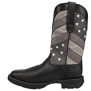 Durango Men's DDB0125 Western Boot, black charcoal grey, 10 M US