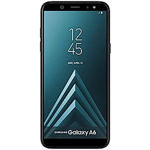 Samsung Galaxy A6 32GB Factory Unlocked Phone - 5.6" - Black (Renewed)