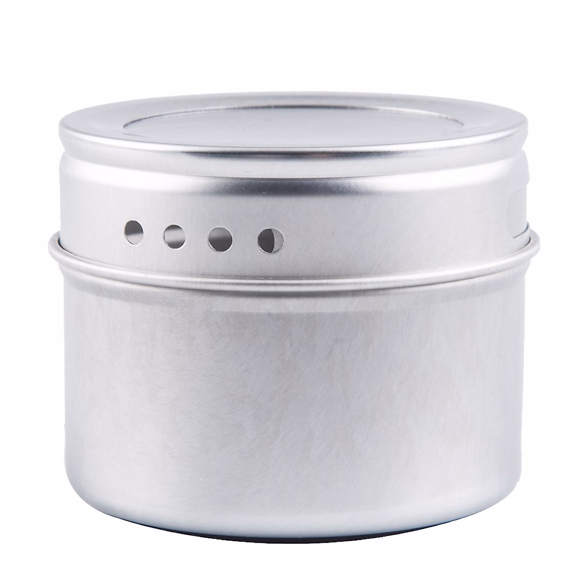 Bekith 20 Pack Magnetic Spice Tins Storage Spice Containers, Clear Top Lid with Sift or Pour, Magnetic on Refrigerator and Grill, 240 PVC Spice Label Set