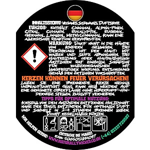 Naturally Wicked Spellbinding Courage Candle with Crystal, Wood Wick & Gift Box