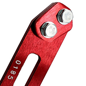 Heart Horse Rear Tow Towing Hook for Universal Car, JDM Bumper Quick Release Auto Trailer Ring Aluminum Alloy, Improved Wiredrawing Anodizing (Red)