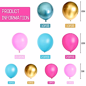129PCS Alice in Wonderland Balloon Arch kit,Blue Pink Gold Balloons,Playing Card Aluminum Film Balloon,Checkerboard Foil Balloons,for Alice Theme Birthday Party,Baby Shower,Tea party Decorations (A)