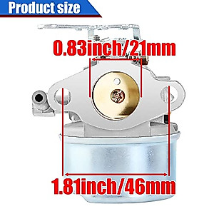 YOFMOO Carburetor Compatible for Tecumseh 632107 632536 640084 640105 640299 632107A 640084A 640084B 640299A 640299B 4HP 5HP HSK50 HS50 HSSK40 HSSK50 HSSK55 LH195SA LH195SP OHSK110 38035 Snowblower