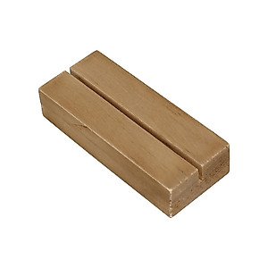 Hanna Roberts Modern Hexagonal Geometric Table Number Acrylic Signs with Wood Stands for Wedding Reception, Restaurant, Event Party, 5" x 1.5" x 5.9" (Cursive Geometric, Set of 10 (1-10))