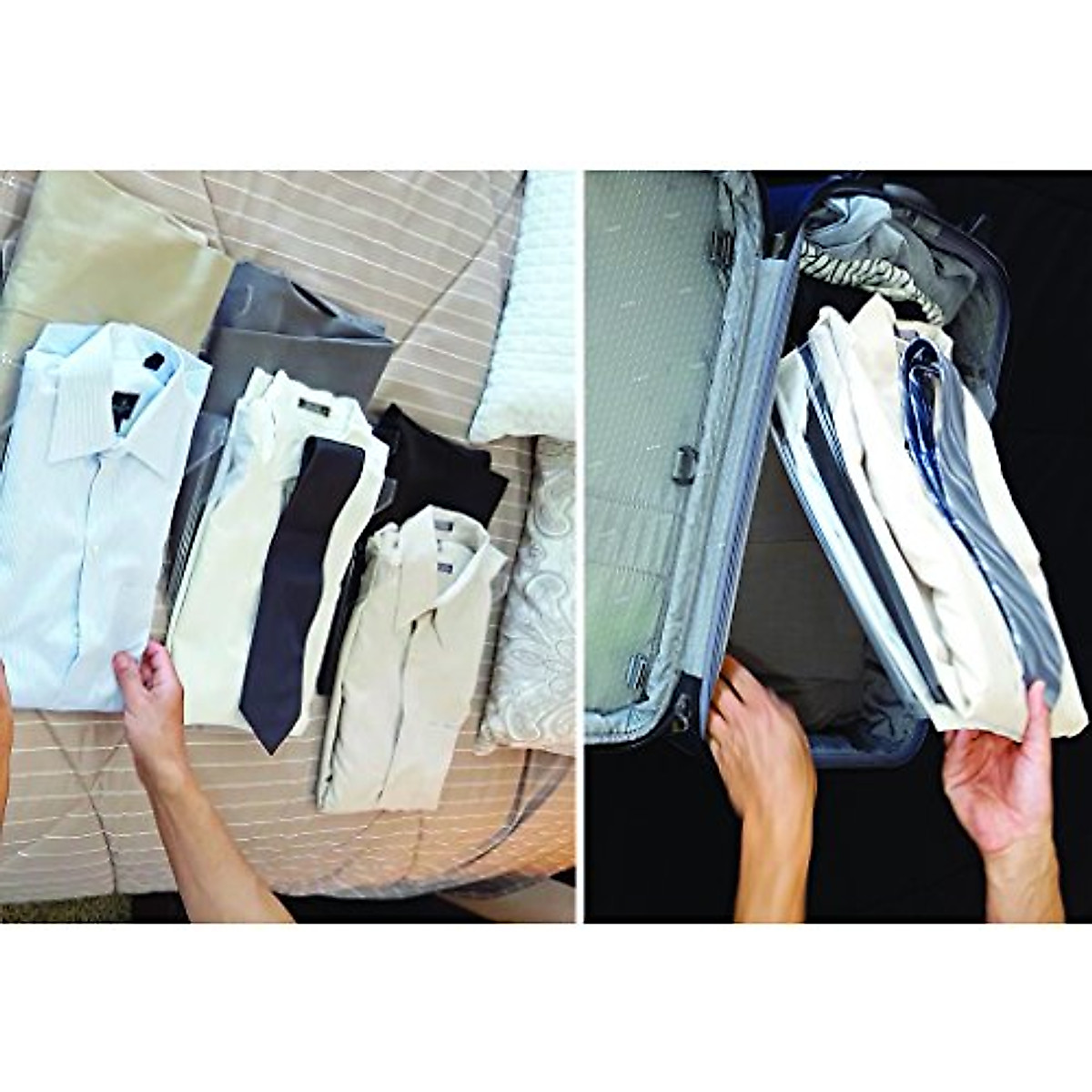 EZSTAX Closet Organizer and Shirt Folder | Regular Size, 20-Pack