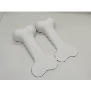 KAKULE 2Pack Rubber Door Stoppers Bone Door Stoppers Security for Heavy Doors Gift for Festival