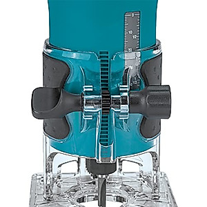 Makita 3709 1/4" Fixed Base Laminate Trimmer Teal