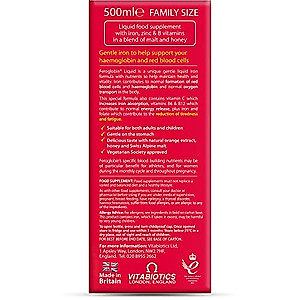 Vitabiotics Organic Feroglobin Liquid 500ml