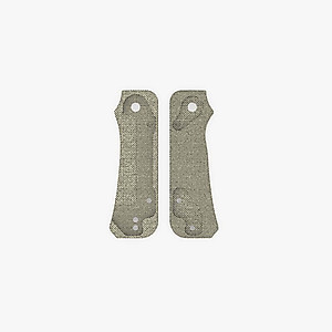 Flytanium Groove Green Canvas Micarta Scales Compatible with CIVIVI Baby Banter Knife