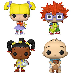 Funko POP! TV Nickelodeon: Rugrats Collectors Set - 4 Figure Set: Angelica, Chuckie, Susie, & Tommy (Possible Chase Variant)