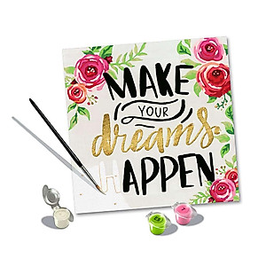 Ravensburger CreArt Make Your Dreams Happen Paint by Numbers for Adults 12 Years Up - Painting Arts and Crafts Set - Home Decor Accessories