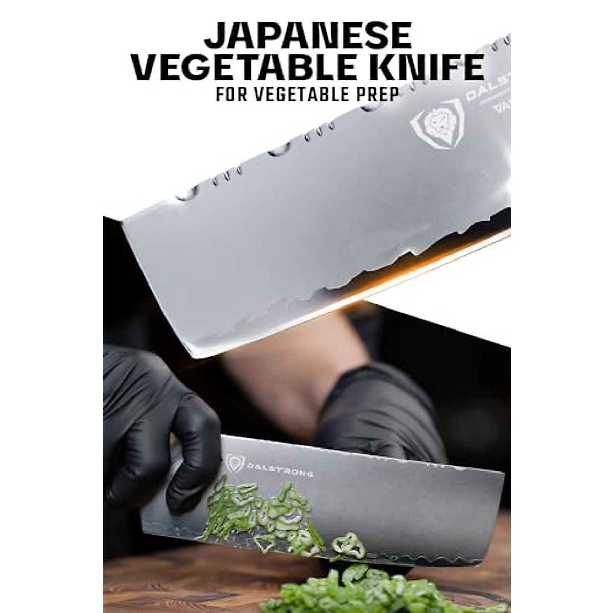 Dalstrong Nakiri Knife - 7 inch - Valhalla Series - 9CR18MOV High Carbon Steel - Vegetable Kitchen Knife - Celestial Resin & Wood Handle - Razor Sharp Asian Knife - w/Sheath