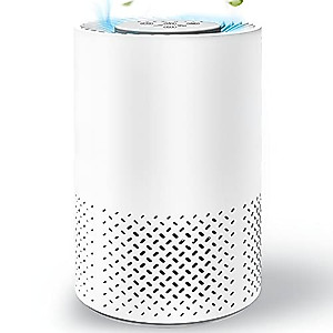 InvisiClean Stella Air Purifier for Home Allergies | 5-in-1 H13 True HEPA Filter / Ionizer / Carbon Filter + Prefilter / UV Light | Portable Air Purifiers for Large Room & Bedroom Odor Elimination