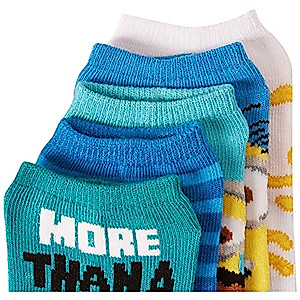 Despicable Me Girls Minions 5 Pack No Show Socks