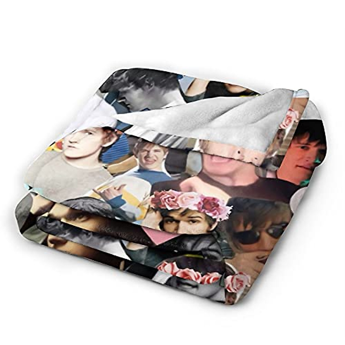 Blanket Bo Burnham Soft Warm Fluffy Lightweight Blanket for Throws Blankets All Season for Bedroom Living Room (50"x40")