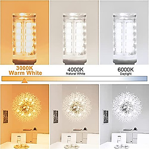 winshine G9 LED Bulb 3000K Warm White, G9 Light Bulb 4W (40W Halogen Equivalent), G9 Bi Pin Ceramic Base 360°Beam Angle 400 Lumen for Chandelier Ceiling Pendant Lighting No-Dimmable, 6 Pack