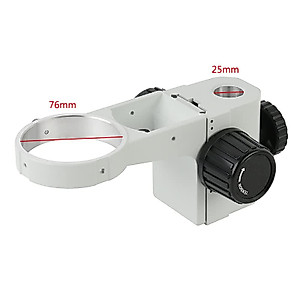 WSJIE Industrial Binocular Trinocular Microscope Camera Stand Holder Arm Bracket 76mm Universal 360 Rotating Maintenance Workbench (Color : B, Size : 375 * 255MM)