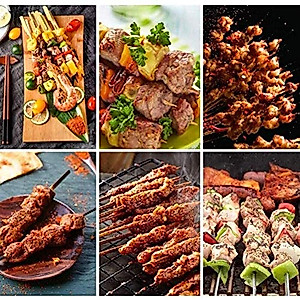 LEAYAN Garden Fire Pit Portable Grill Barbecue Rack Outdoor Round Fire Pit - Outdoor Bronze Fire Pit Metal Poker Iron, Mesh Ember Spark Guard Screen Cover with Cover BBQ Cooking for Camping Backyard