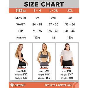 GAYHAY High Waisted Capri Leggings for Women - Soft Slim Yoga Pants for Running Cycling Workout