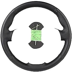 Car Steering Cover for V-olvo S80 2004 2005 XC70 2004-2010 S60 2004-2010 XC90 2004-2006 Car Steering Wheel Sleeve,Green