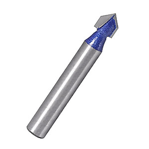 Wolfride 4PCS 90 Degree V Groove Router Bit 1/4-Inch Shank V Cut Router Bit Set