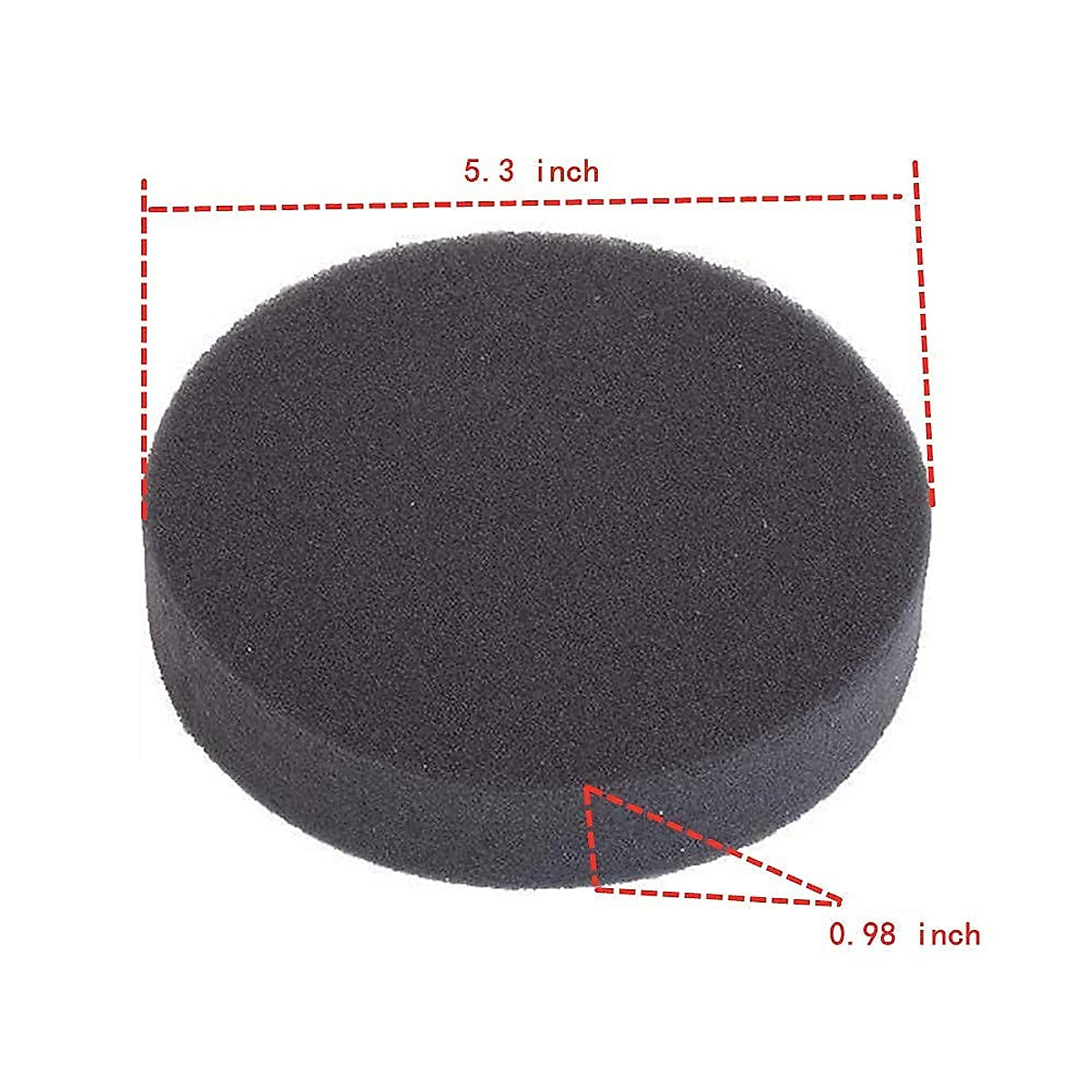 Vacuum Cleaner Filter Replacement Part Compatible With Bissell CleanView Rotating Pet Vertical vacuum 2252 2486 2489 2254 22543 24899 27909 1214 Motor Filter Replacement Part Number #1608225