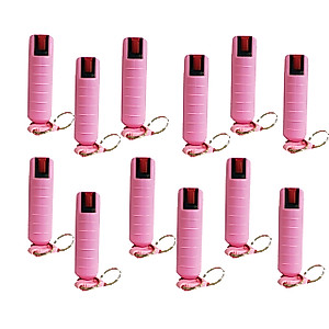 Pink Pepper Shot 1.2% MC Pepper Spray Bundle - Lot of 12 as Shown