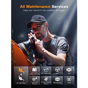 FOXWELL NT510 Elite fit for Honda/Acura Diagnostic Scanner, Full System OBD2 Scan Tool Car Code Reader, Bi-Directional Control All Service ABS Bleed Crankshaft Relearn Throttle TPS TPMS EPB Oil Reset