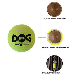 insum Tennis Ball for Dog Pack of 12 Colorful Easy Catching Pet Dog Ball (2.5inch-4colors)