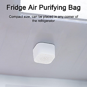 Meideli Activated Charcoal Fridge Deodorizer 12pcs Refrigerator Deodorizer Adhesive Activated Carbon Kitchen Cabinet Pantry Fridge Freezer Odor Eliminator Absorber Box 12pcs