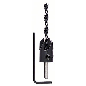 Bosch 2609255218 Wood Drill Bit with 90 Degree Countersink/Diameter 5mm