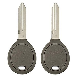 Keyless2Go Replacement for New Uncut Transponder Ignition Car Key Y164 (2 Pack)
