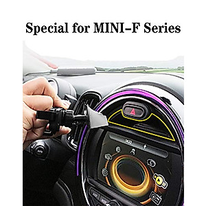 Hesanzol Mobile Phone Holder for Mini Cooper S Jcw One F54 F55 F56 F57 F60, Special Navigation Mobile Phone Mount for Central Control Screen