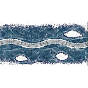 Lionel The Polar Express Illuminated Ice FasTrack O36 Curved Model Train 4-Pack with ICY Lake Track Map