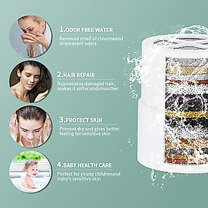 Shower Filter Replacement Cartridge,Shower Filter Compatible with jolie shower head filter replacement (2 Count)