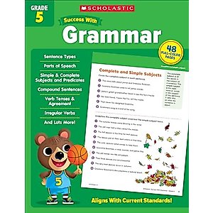 Scholastic Success with Grammar Grade 5 Workbook