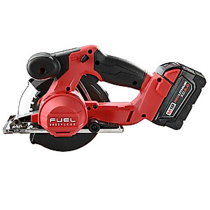 Milwaukee M18 Fuel 2782-22 Cordless Circular Saw Kit, 5-3/8 to 5-7/8 in Blade, 20 mm Arbor/Shank, 18 VDC, M18 Lithium-Ion Battery, Right Blade Side