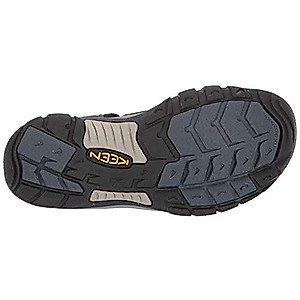 KEEN Men's Newport H2 Closed Toe Water Sandals, Navy/Medium Grey, 10 US