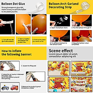 88pcs Fire Truck Latex Balloon Arch Garland Fire Truck Helium Ballon Kids Birthday Decoration Air Globos Fireman Theme Party Supplies…
